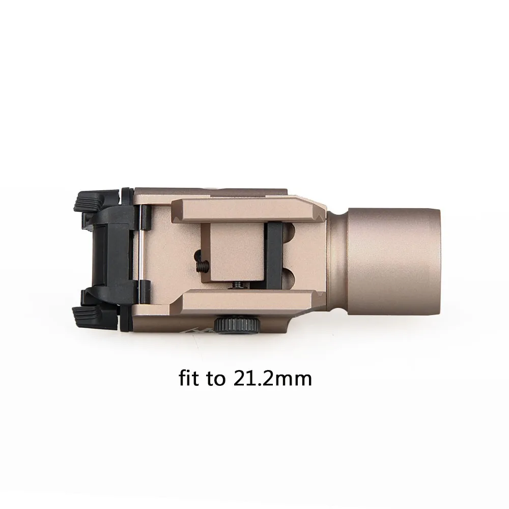 Powerful Aluminum X400 Red Laser Night Light Tactical LED Flashlight ...