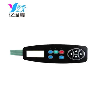 Custom Designed Waterproof Membrane Keypad Sticker With 3m Adhesive ...