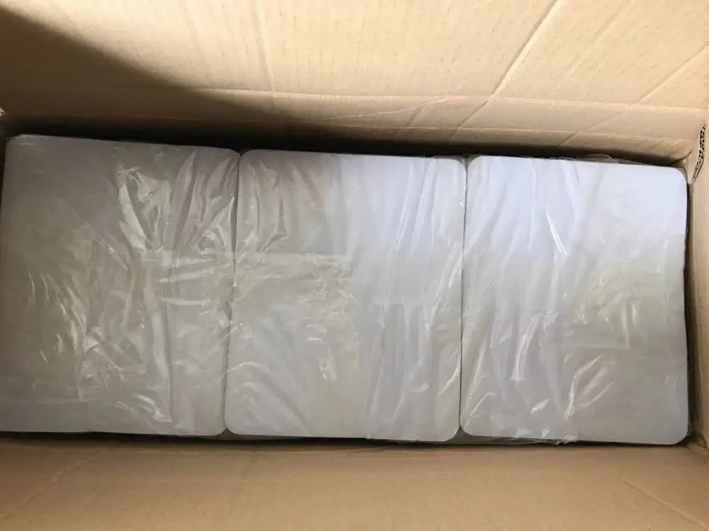 60*35cm Large Blank White Plain Playmat Mousepad Sheet Bulk Mouse Pad ...