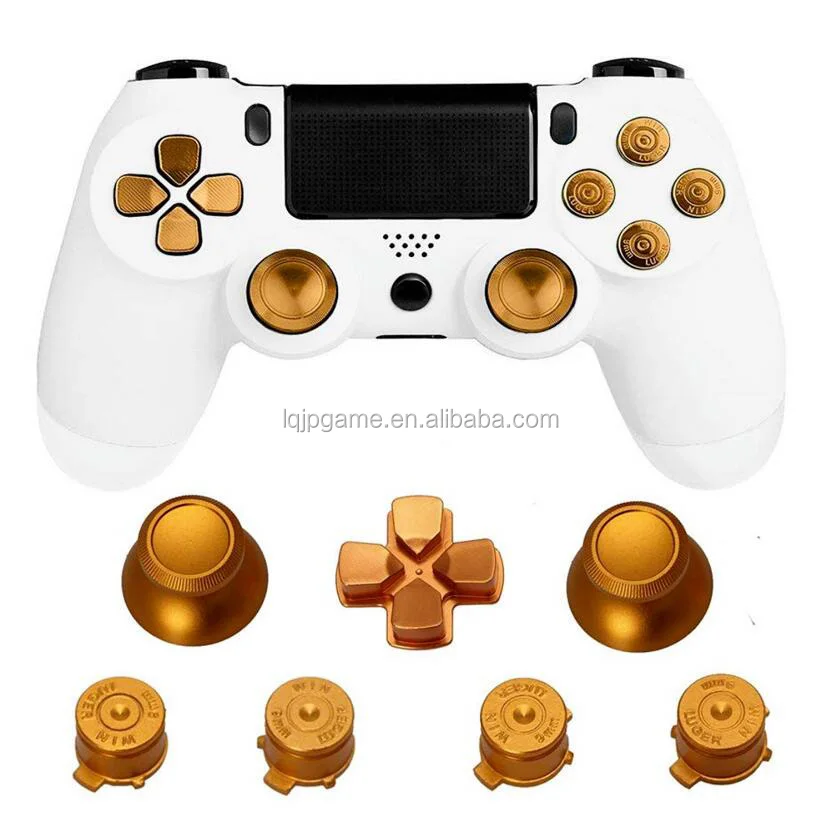 Aluminum Replacement Kit for PS4 Controller Buttons