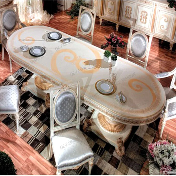 Italian Style Luxury Dinning Table Set Dining Room Furniture Set - Buy ...