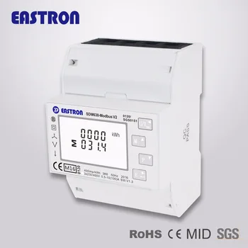 Sdm630-modbus V2 Dreiphasen-modbus-energie Zähler,Bidirektional,Rs485 Rtu,Mid Genehmigt - Buy ...