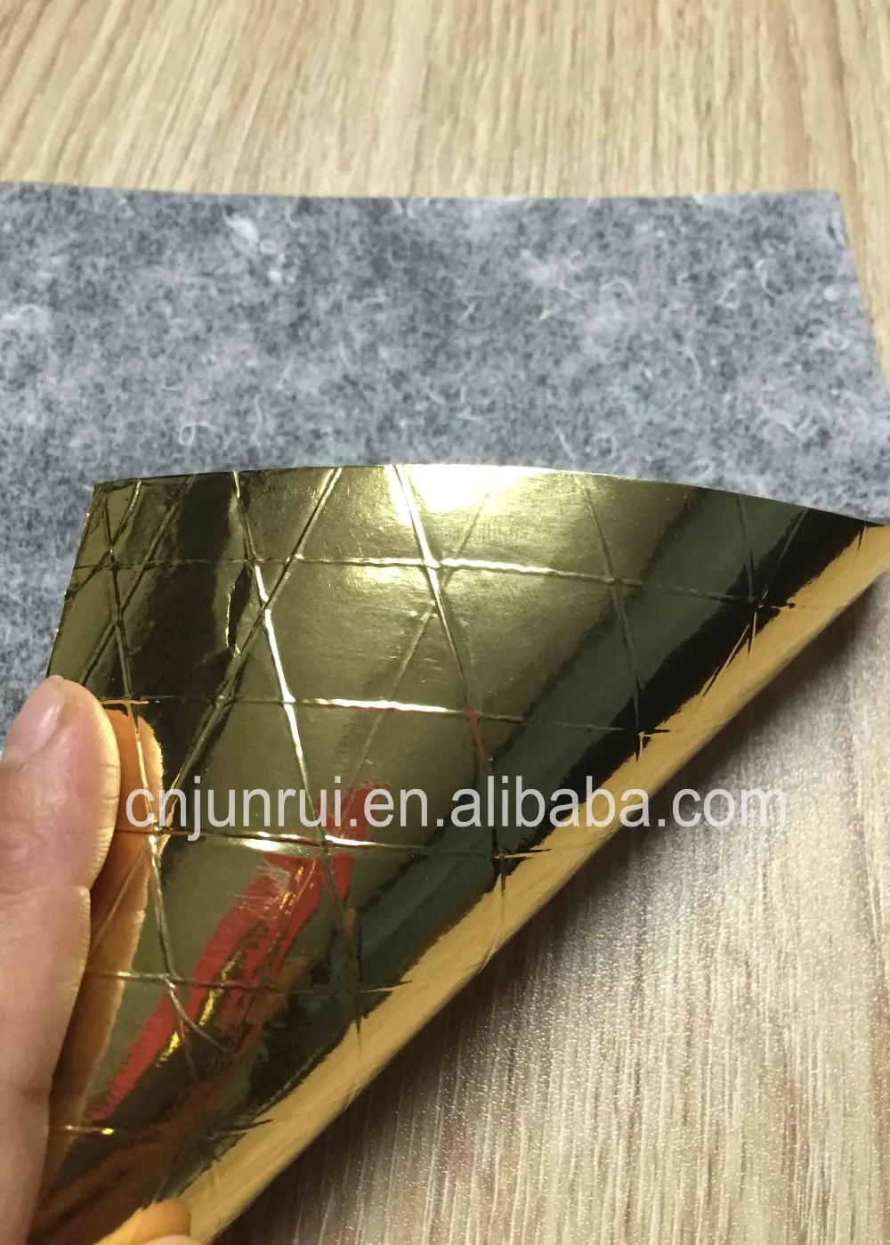 Natural Acoustic Rubber Underlay Underlayment With Silver Film Coating ...