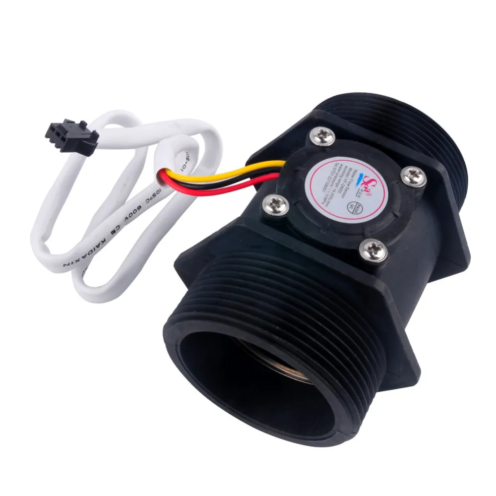 Diymall Dn50 G2" Water Flow Sensor Turbine Flow Meter Hall Effect ...
