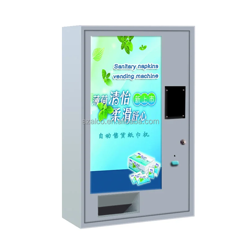 Multi-function Self-service Condom Washroom Tissue Vending Machine For ...