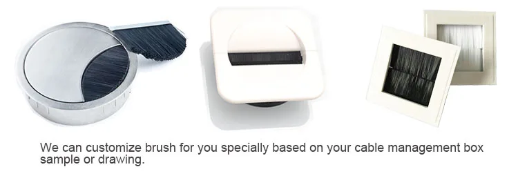 Office Desk Cable Management Pass Through Grommet Brush - Buy Office ...