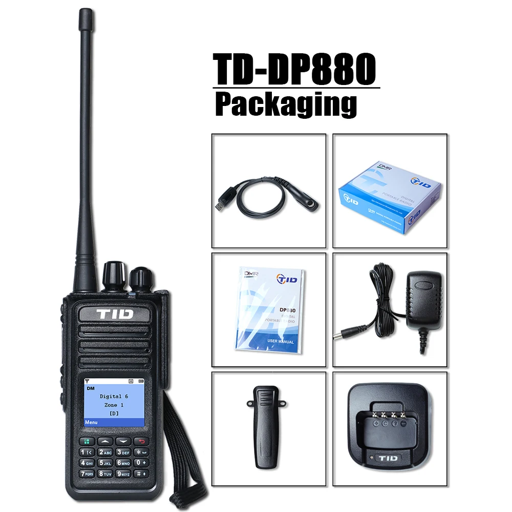 Ht Handy Talky Professional Long Range Ip67 Waterproof Handheld Dmr ...