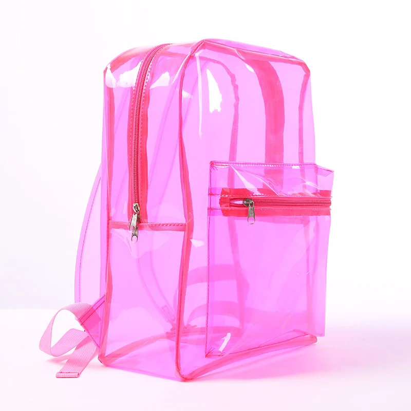 Venta > mochila pink transparente > en stock