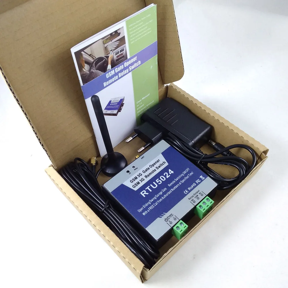 3g Versioni Rtu5024 Gsm Swing Gate Opener With On Board Battery For ...