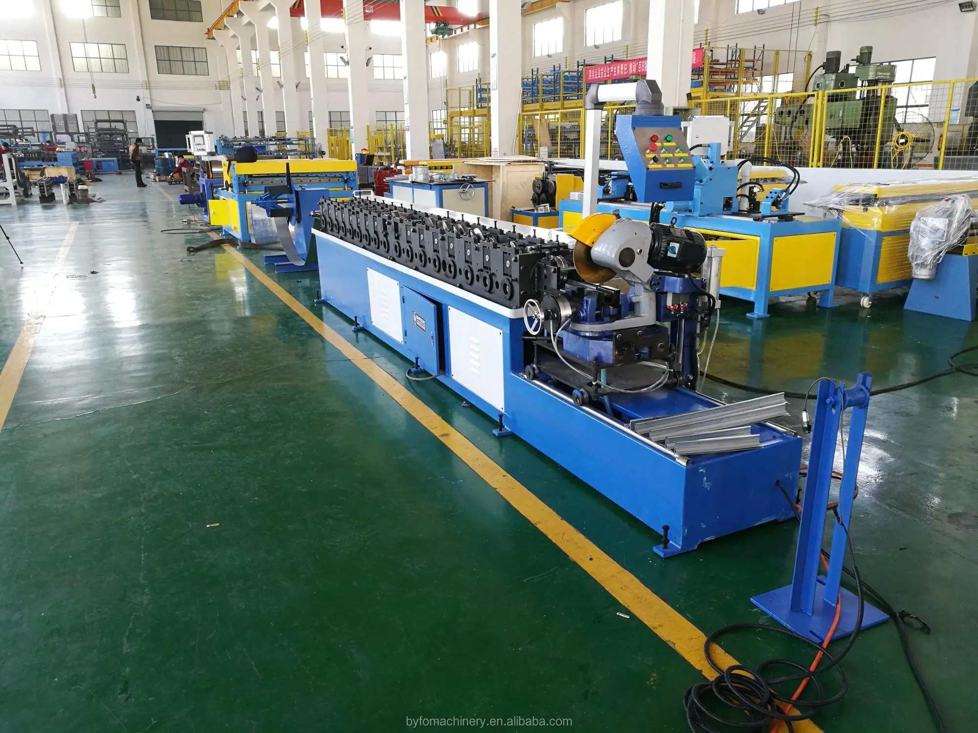Ventilation Duct Tdc Flange Rolling Machine Stainless Steel Sheet Metal ...