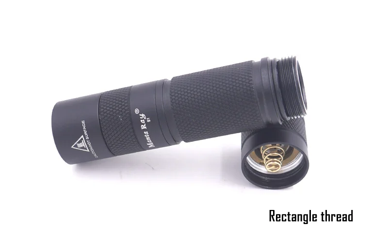 Manta Ray S1 UV Flashlight - 365nm LED for Fluorescent Detection