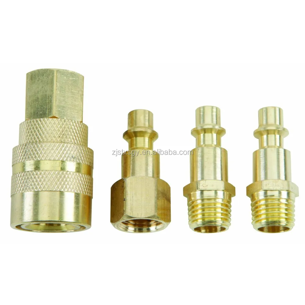 Pneumatic Air Tool Quick Couplers And Plug Set For Air Compressor Usage ...