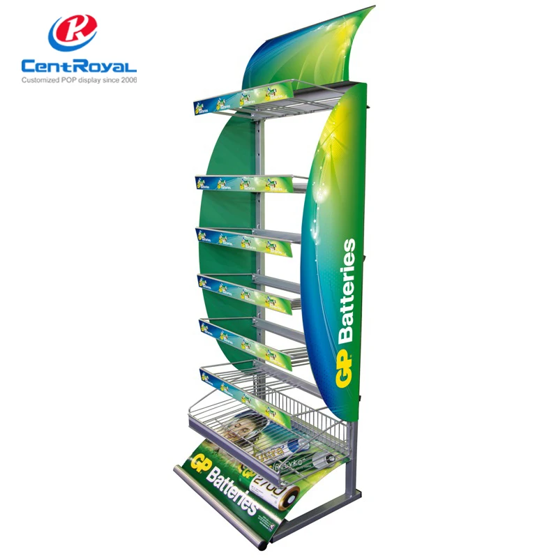 High Quality Battery Display Stand - Perfect for Supermarkets