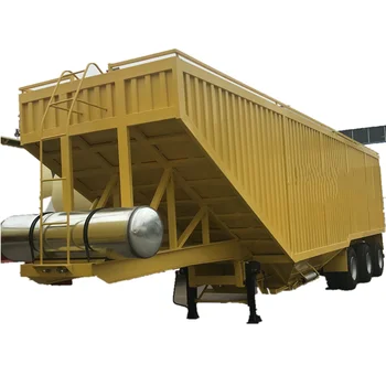 Corn Grain Loading Truck Silo With Unloading Funnel: Agricultural Equipment