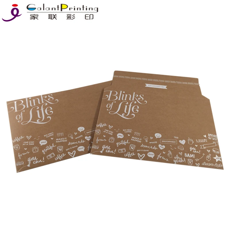 Eco Custom Clothing Packaging - Large Paper Rigid Envelopes