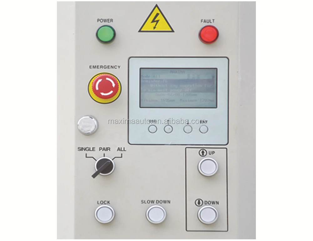 MAXIMA FC85W Movable Column Lift Hydraulic Lifting Column Manual Column ...