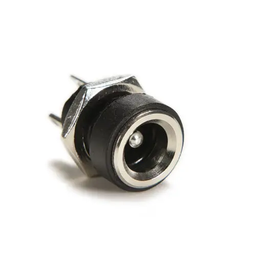 Dc Power Supply Jack Socket Female Panel Mount Connector 5.5 X 2.5mm ...