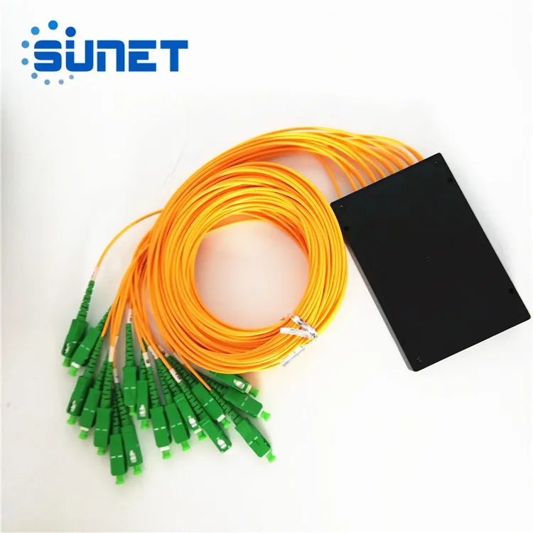 Abs Box Type Splitter Plc 1x16 1x32 Sc/apc Connector Fiber Optic Plc ...