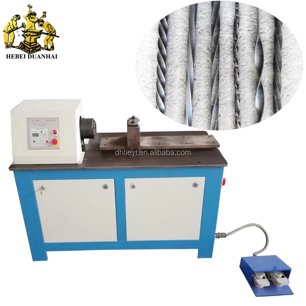 DH-DN25A Automatic Wrought Iron Steel Baluster Bar Twisting Machine ...