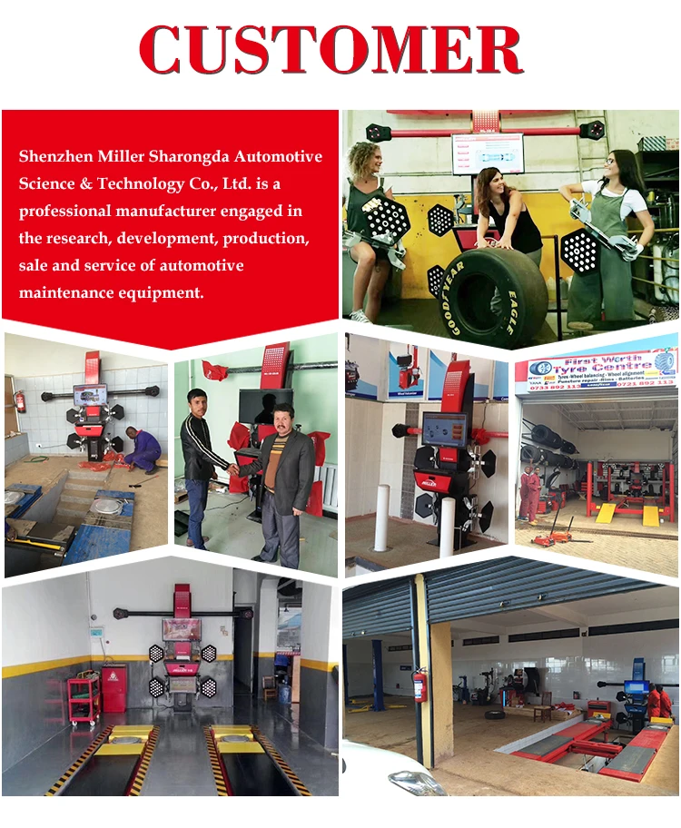 MILLER Truck/bus/trailer Wheel Alignment Machine with CE