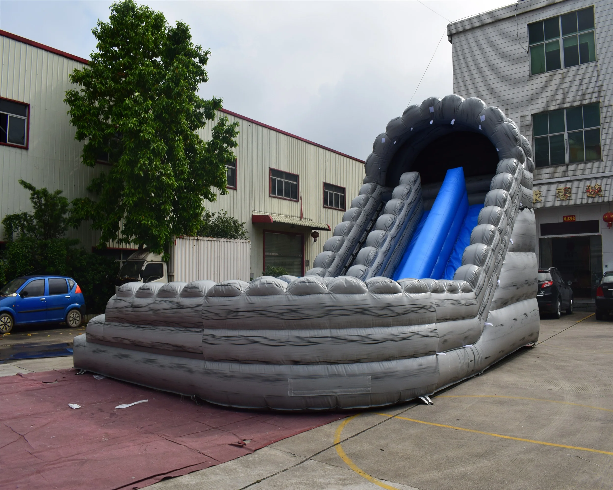 Giant Commercial Grade Inflatable Water Slide With Swimming Water Pool ...
