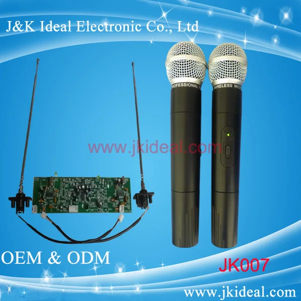 Jk007's Professional Vhf Wireless Boom Microphone Module With Two ...