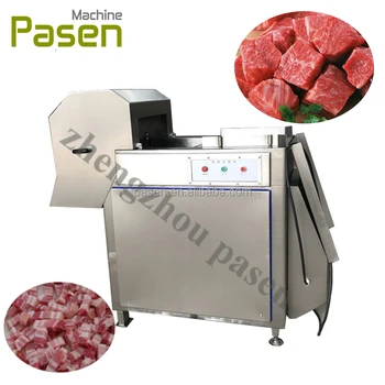 Frozen Meat Dicer Cutting Machine / Frozen Meat Block Dicing Machine ...