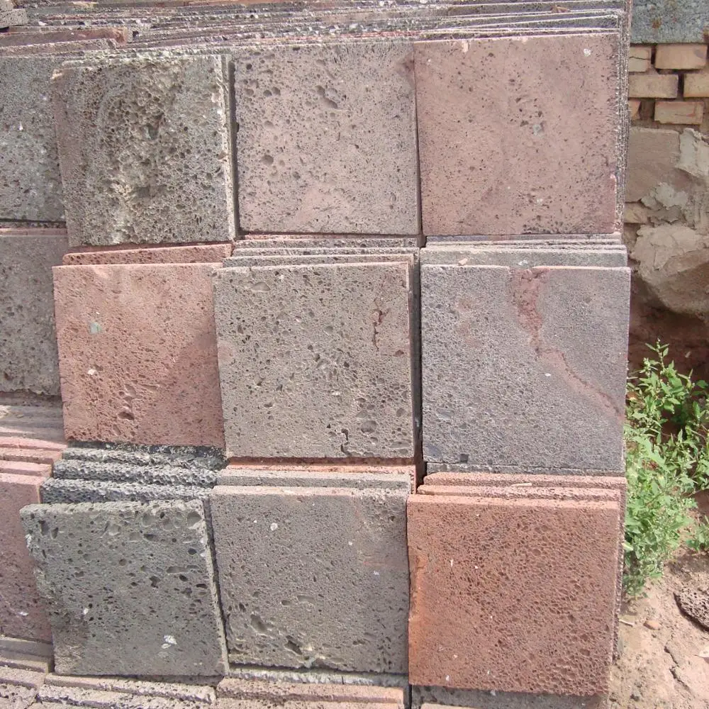 Gcrb011 Hot Natural Landscaping Cladding Red Lava Bricks - Buy Lava ...