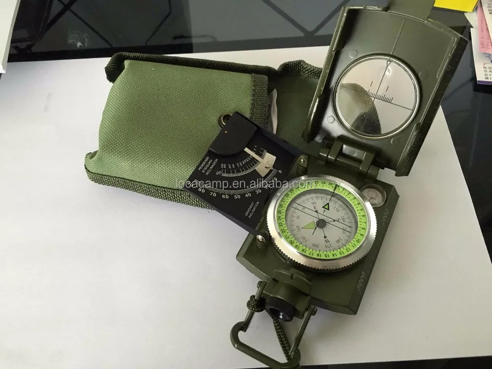 Waterproof Compass Lensatic Prismatic Compass Sighting Compass - Buy ...