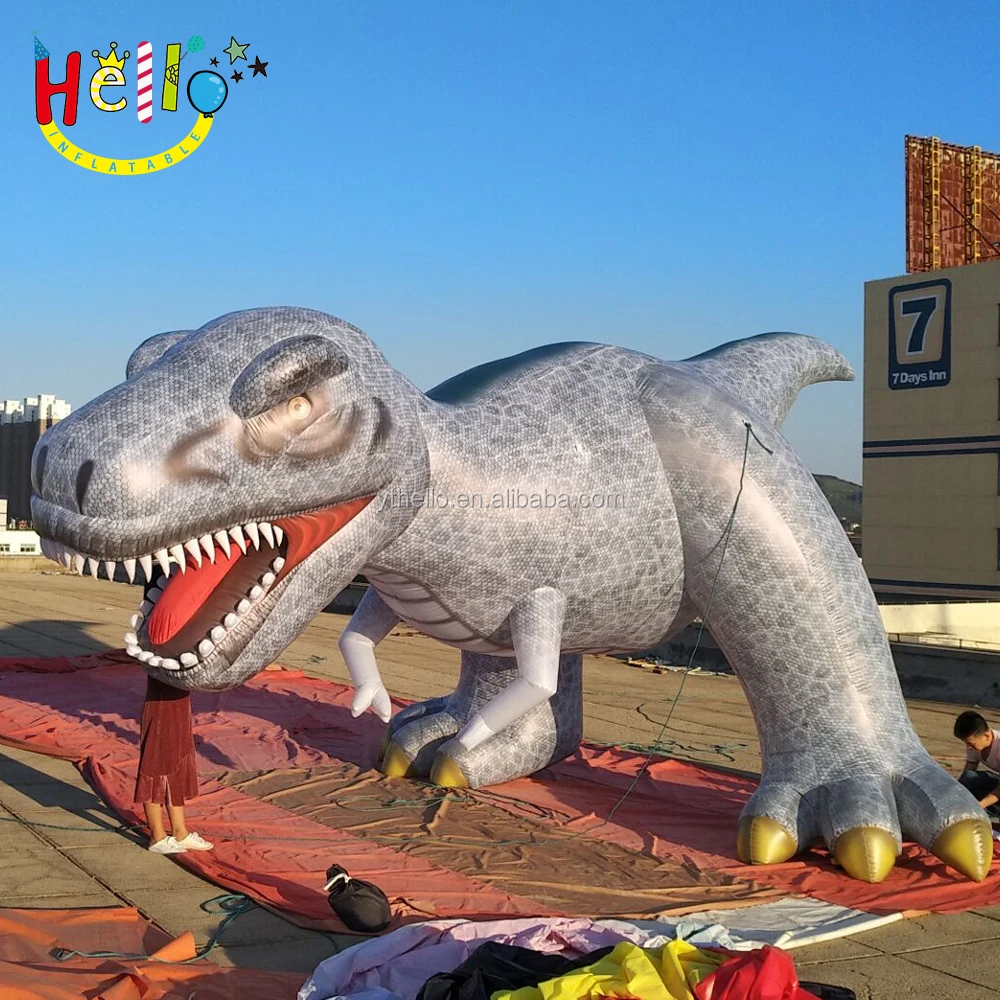 Funny Inflatable Cartoon Character Giant Inflatable Dinosaur For Play ...