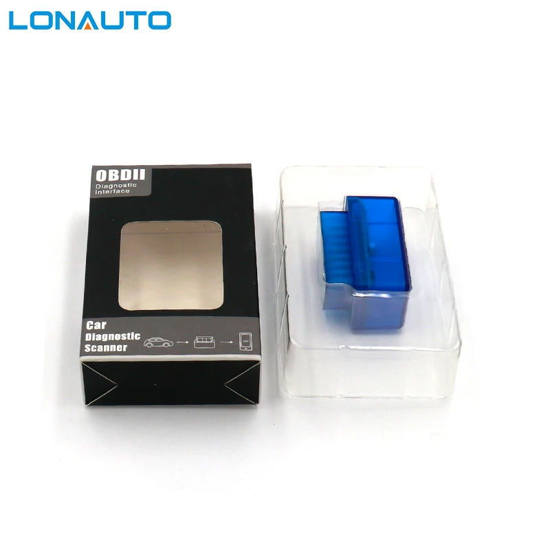Super Mini Blue Obd 2 35ma Car Code Reader Diagnostictool Scanner ...