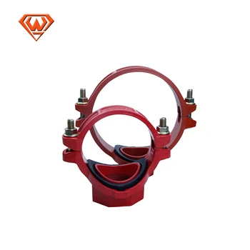 Grooved Pipe Fittings Female Mechanical Threaded Fire Hydrant Tee - Buy ...