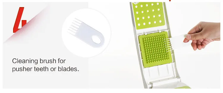 Multifunctional Manual Mandoline Kitchen Tool Plastic Hand Press Fruit ...