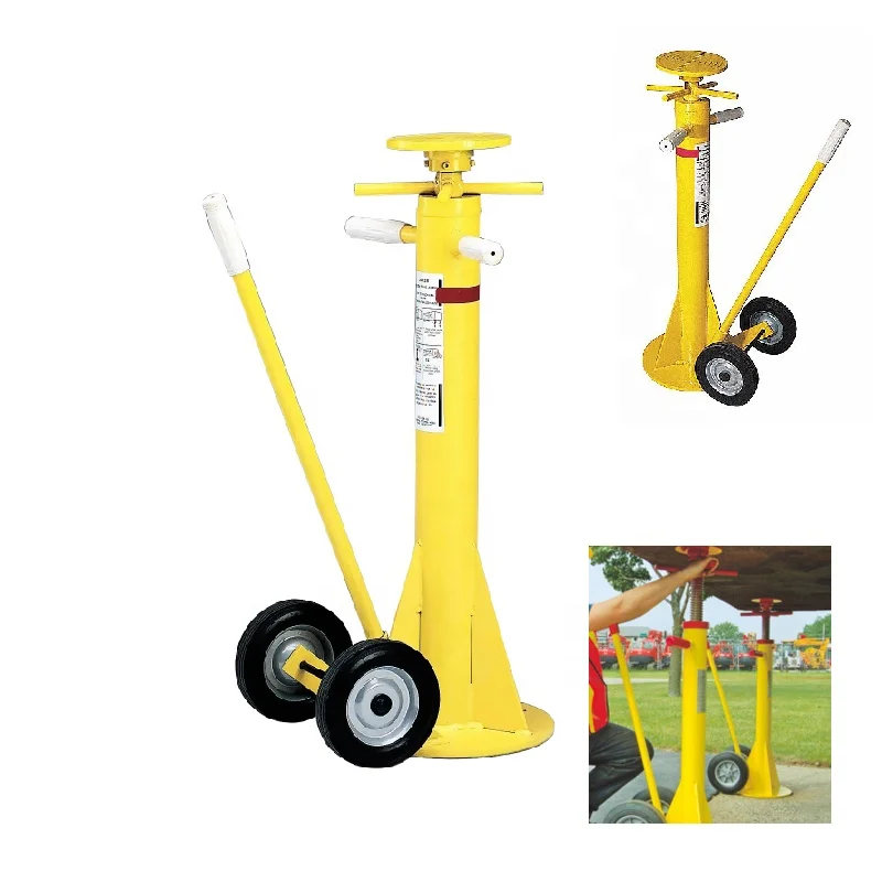 Spin Top Style Safety Lifting Jack 100000lbs/45 Ton Static Load ...