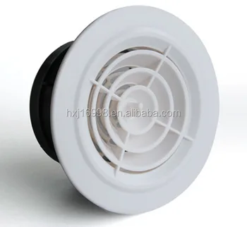 Hvac Plastic Round Ceiling Air Vents/air Diffuser For Air Conditioning ...