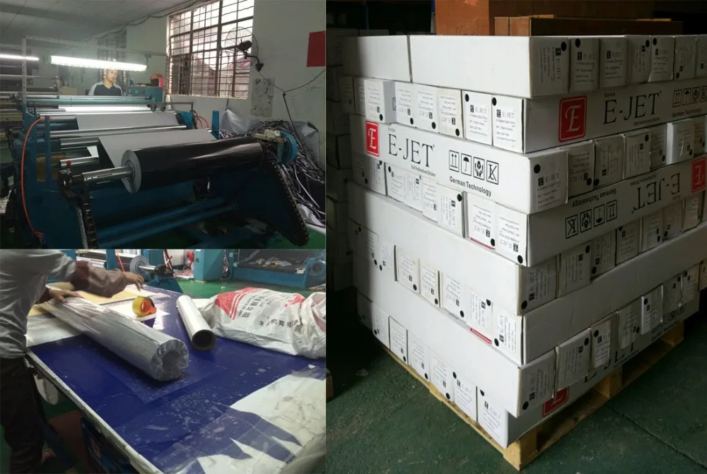 Wholesale Custom Color EJET Cutting Vinyl - Adhesive Stickers