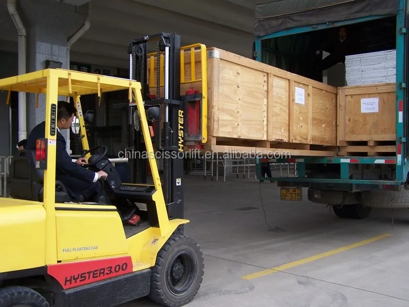 750KG 1000KG Portable Mobile 1 Ton Hydraulic Hand Scissor Lift Trolley ...