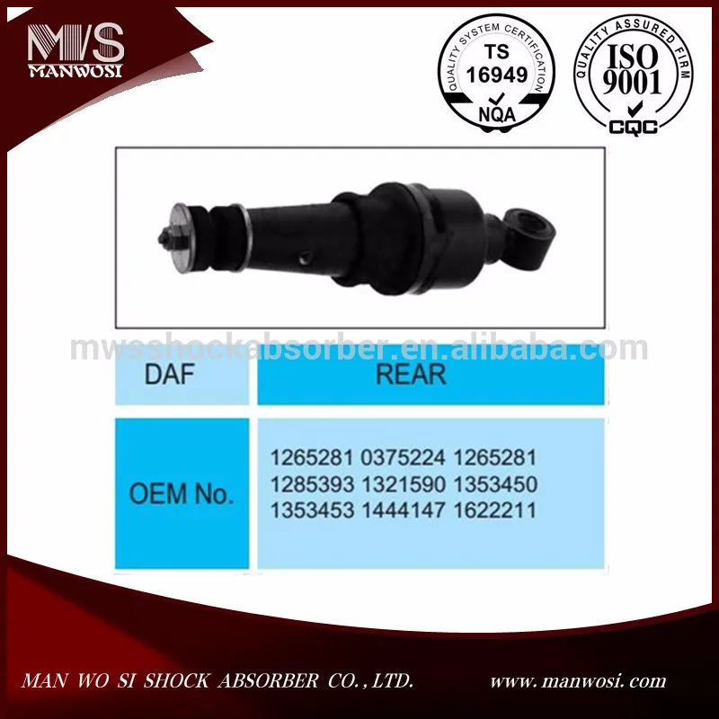 European Truck Front Air Suspension Shock Absorber 1265281 1285393 ...