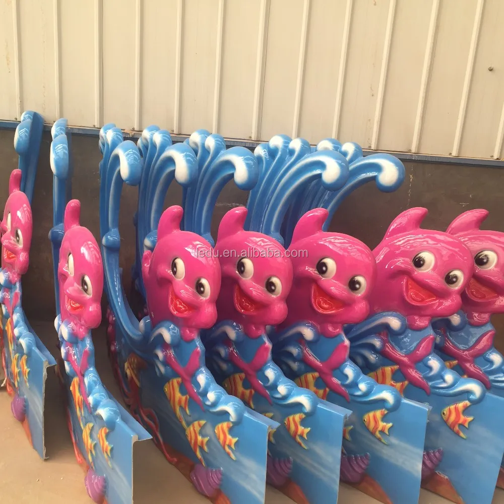 Outdoor Playground Children Attraction Ride Amusement Park Shark Island ...