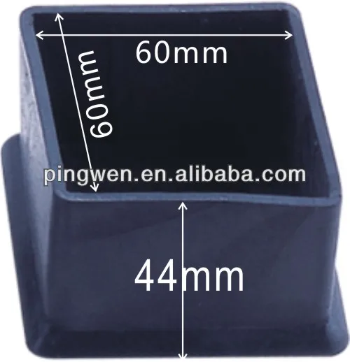 60*60mm Small Plastic Bushings For Square Tube - Buy Small Plastic ...