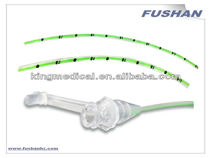 FUSHAN Medical Silicone Nasogastric Tubes - Color Coded Sizes