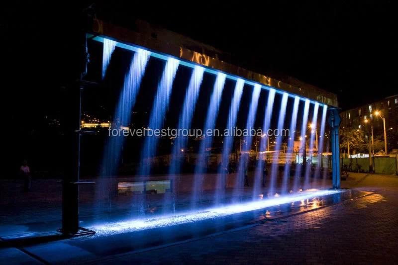 Home Hotel Lobby Indoor Waterfall Fountain Stainless Steel Digital ...
