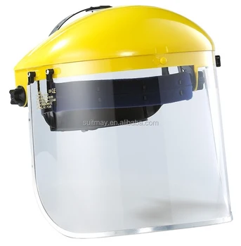 Industrial Face Shield Ce En166 Ansi Z87.1 Clear Polycarbonate Visor ...