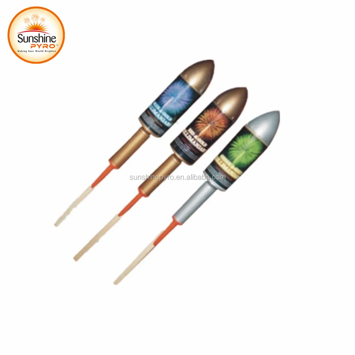 Kr100 Gold Crackling Assorted Rocket Fireworks Pack - Buy Firework ...