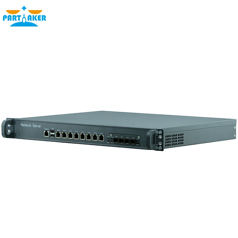 Partaker F8 1u Firewall Network Appliance Hardware With 8 Ports Gigabit ...