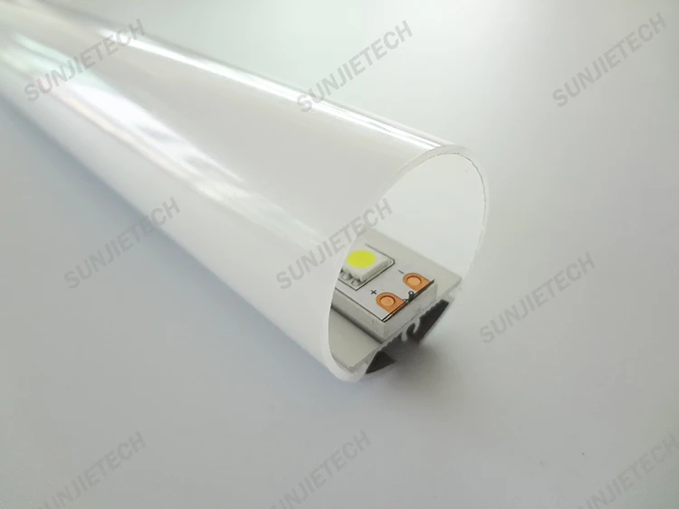 Linear Lighting Decoration Led Profile Aluminum Led Extrusion Round ...