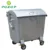 1100l Galvanized Bin Metal Garbage Container 1100 Litres With Wheels ...