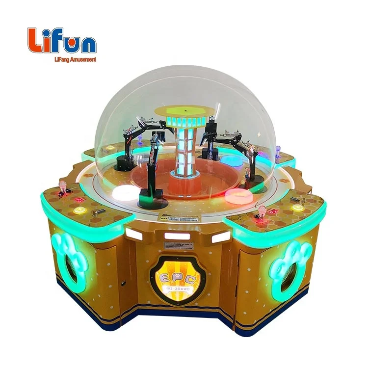 Coin Operated Prize Game Machine,Candy Grabber Arcade Game Machine With ...
