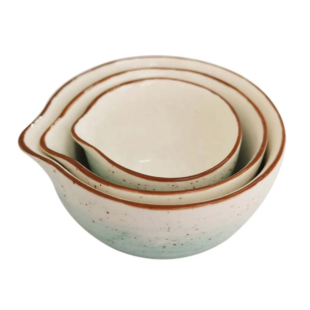 Ceramic Nesting Measuring Cups Set - Buy Ceramic Measuring Cups ...