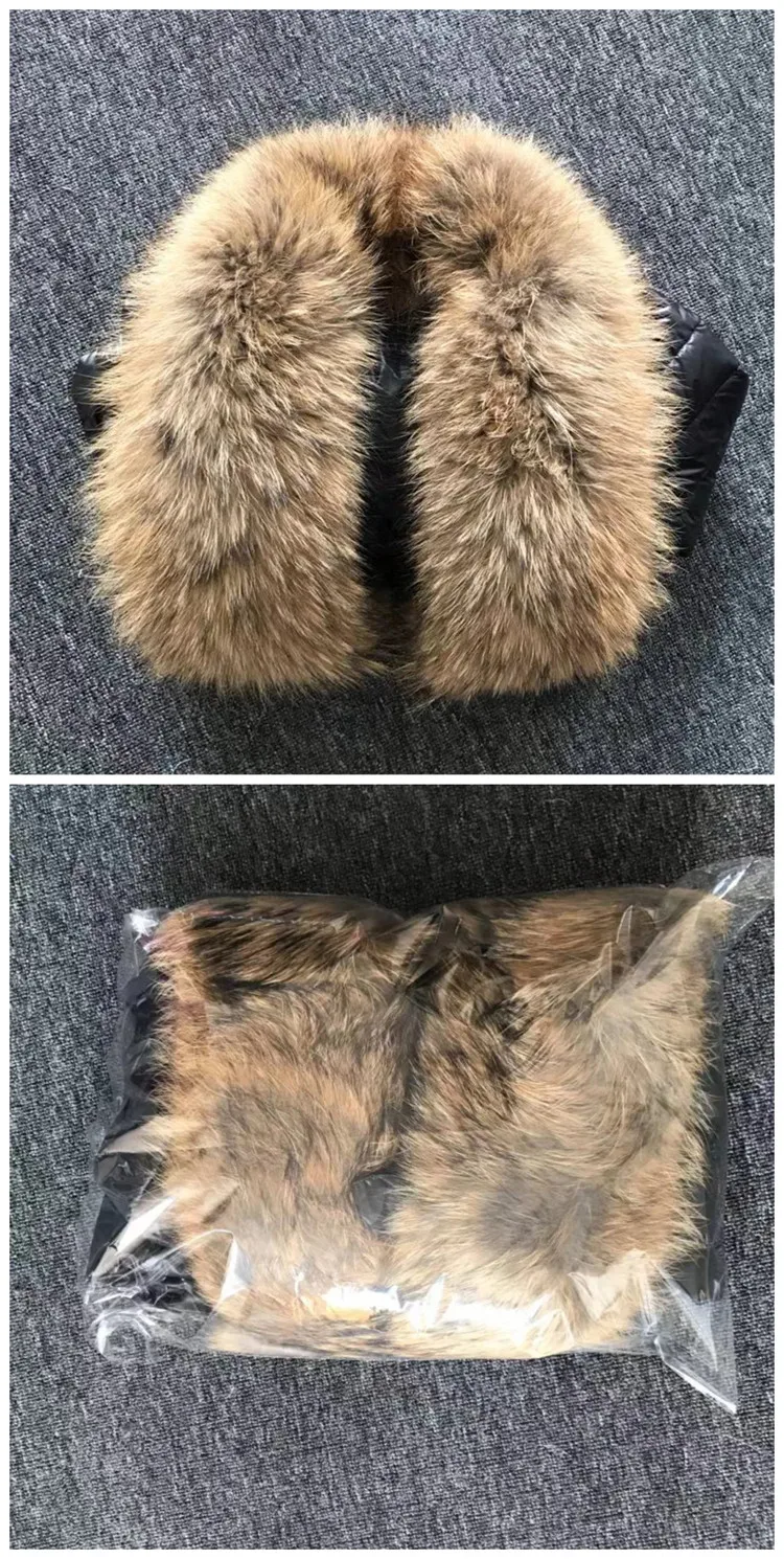 Men Charming Style Long Golden Fox Fur Outwear Autumn Winter Warm Real ...